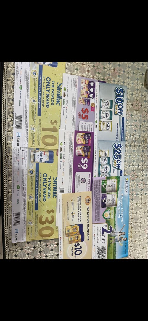 Nan, Pediasure,Similac, S26 and karihome vouchers, Babies & Kids ...