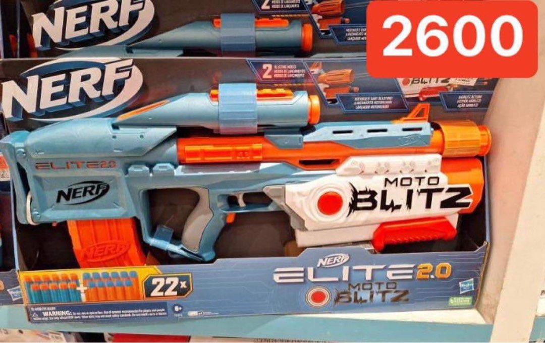 Nerf Elite 2.0 Moto Blitz, Hobbies & Toys, Toys & Games on Carousell