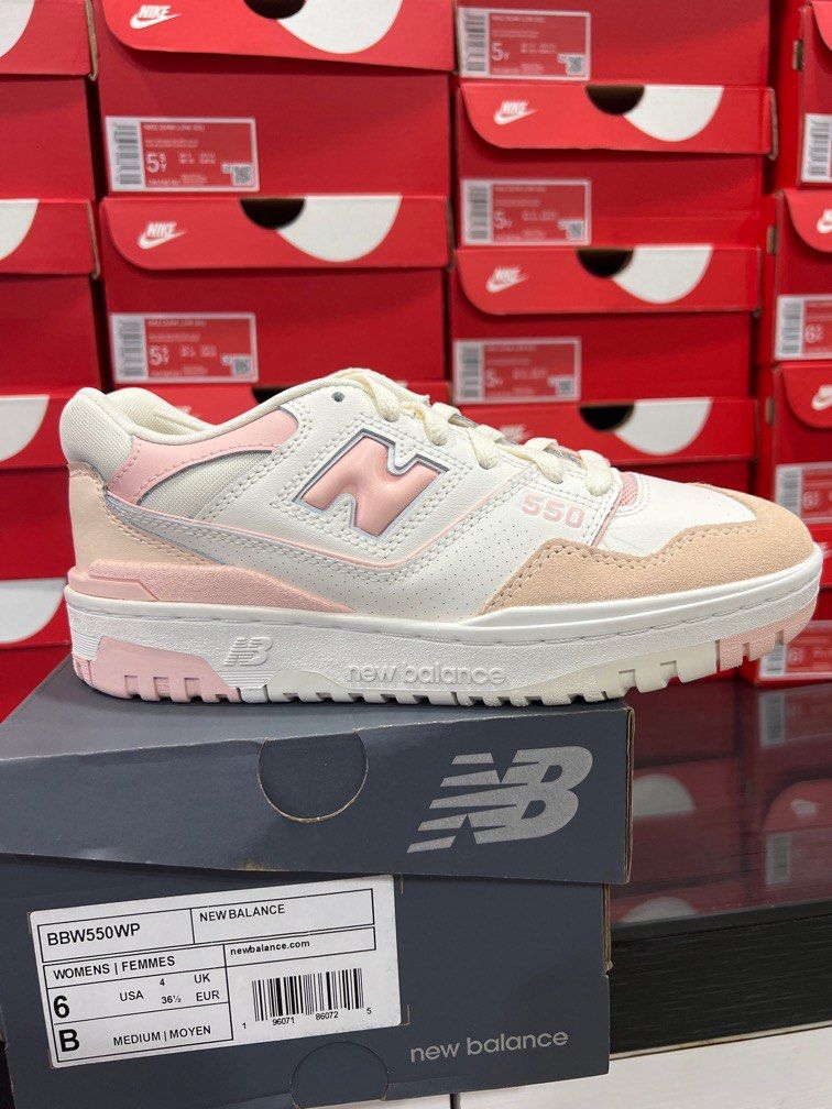 New balance 550 pink, Women's Fashion, Footwear, Sneakers on Carousell