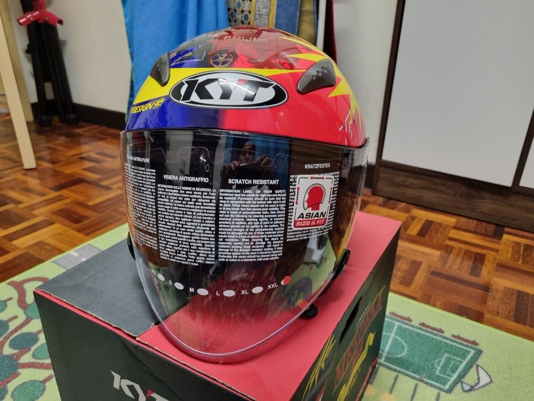NEW CASCO KYT HELLCAT MERDEKA 64 EDITION, XXL, Auto Accessories on ...