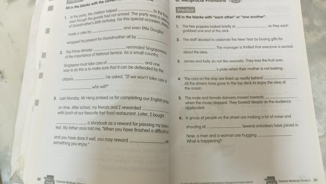 New P5 English Grammar Workbook, Hobbies & Toys, Books & Magazines ...