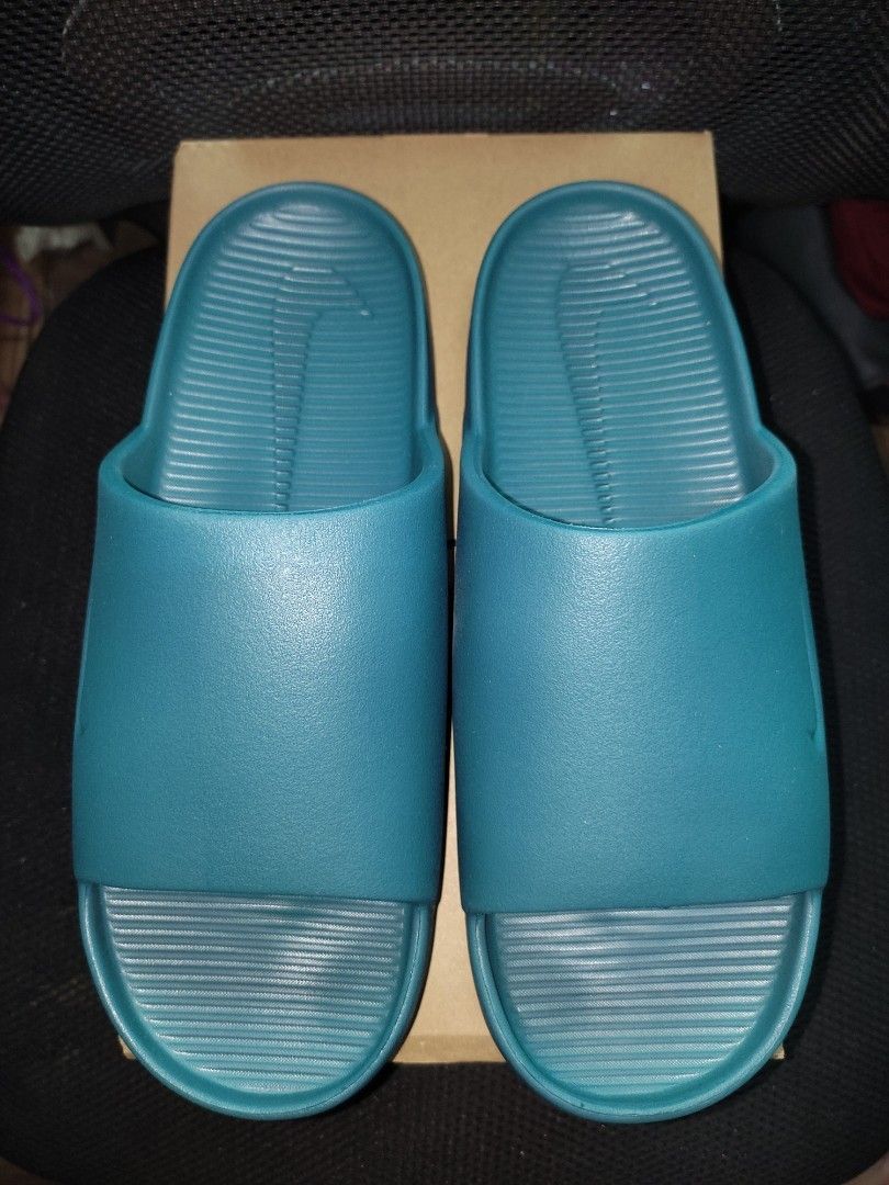 Nike Calm Slide - Geode Teal, Men's Fashion, Footwear, Slippers ...