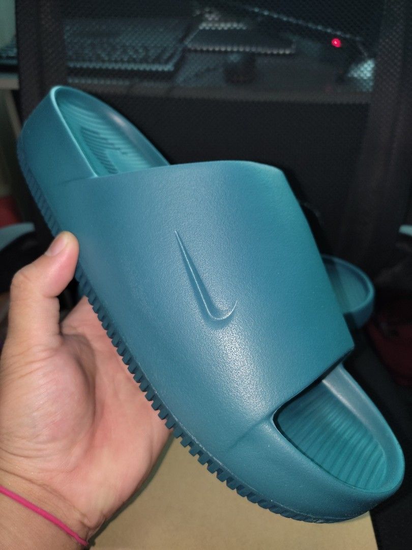 Nike Calm Slide - Geode Teal, Men's Fashion, Footwear, Slippers ...