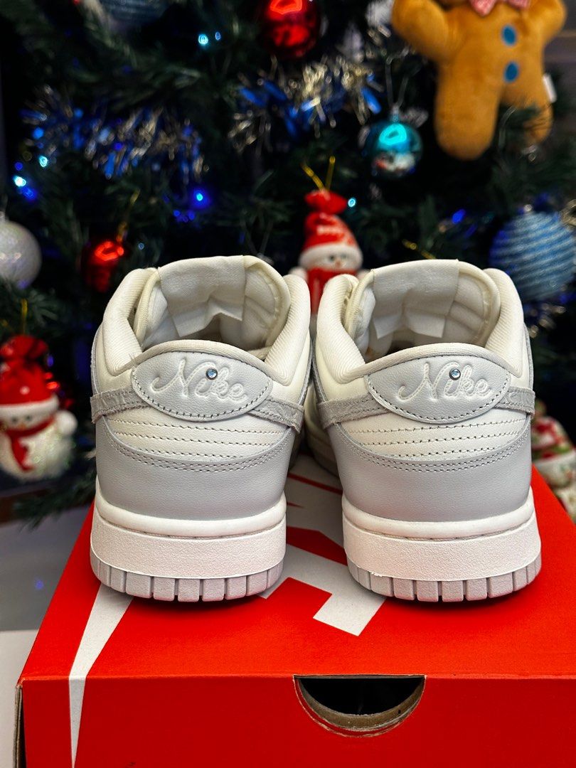 Nike Dunk Low needlework, Women's Fashion, Footwear, Sneakers on Carousell