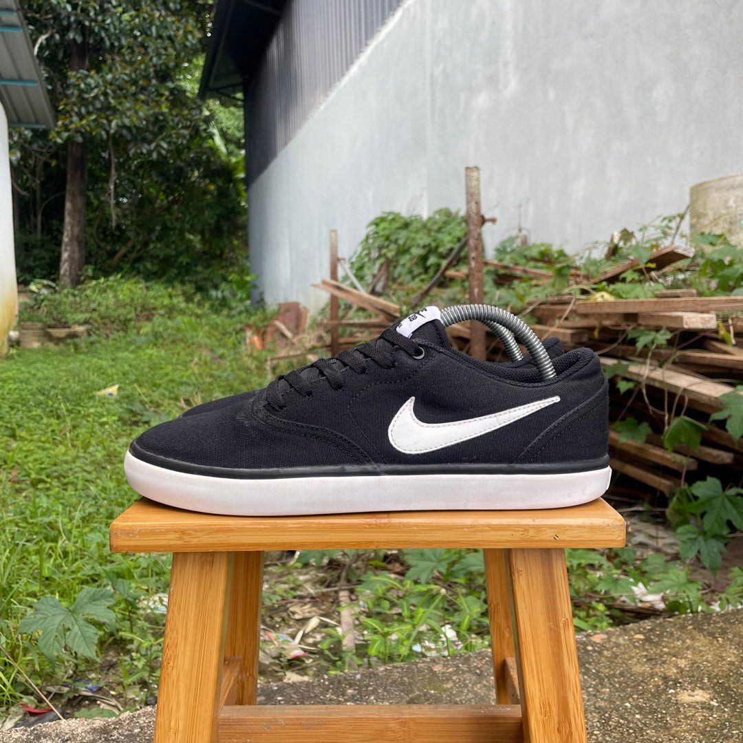 Nike SB Check Black White (8UK) - RM1OO, Men's Fashion, Footwear ...