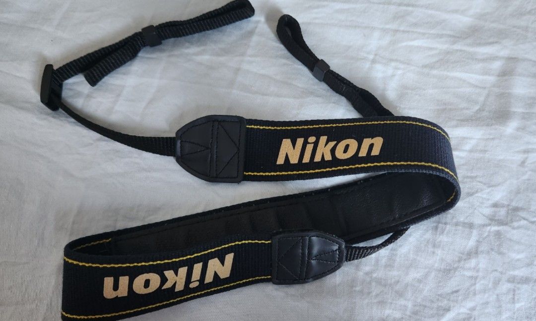 Nikon DSLR Strap (original), Photography, Photography Accessories ...