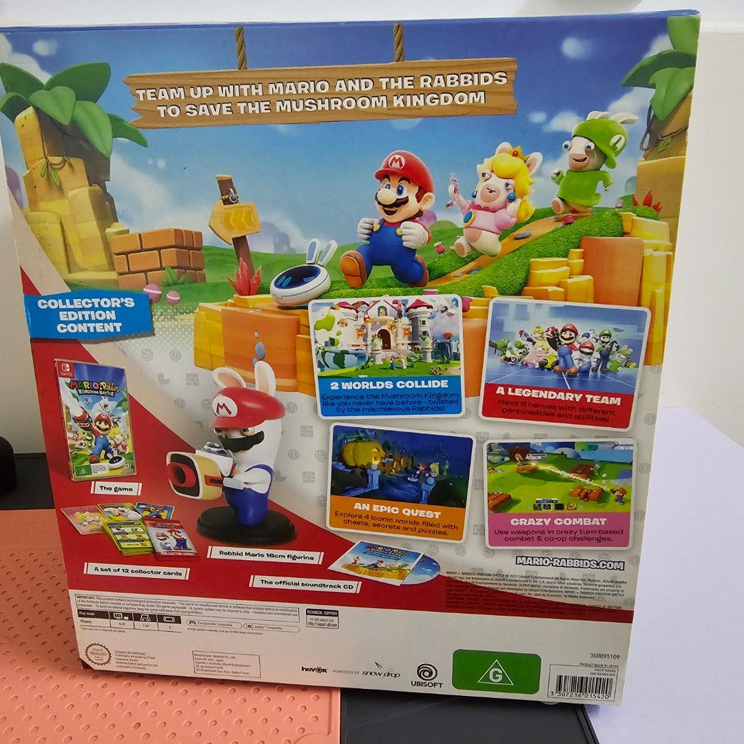Nintendo Mario Rabbits Kingdom Battle Collector Edition, Video Gaming ...