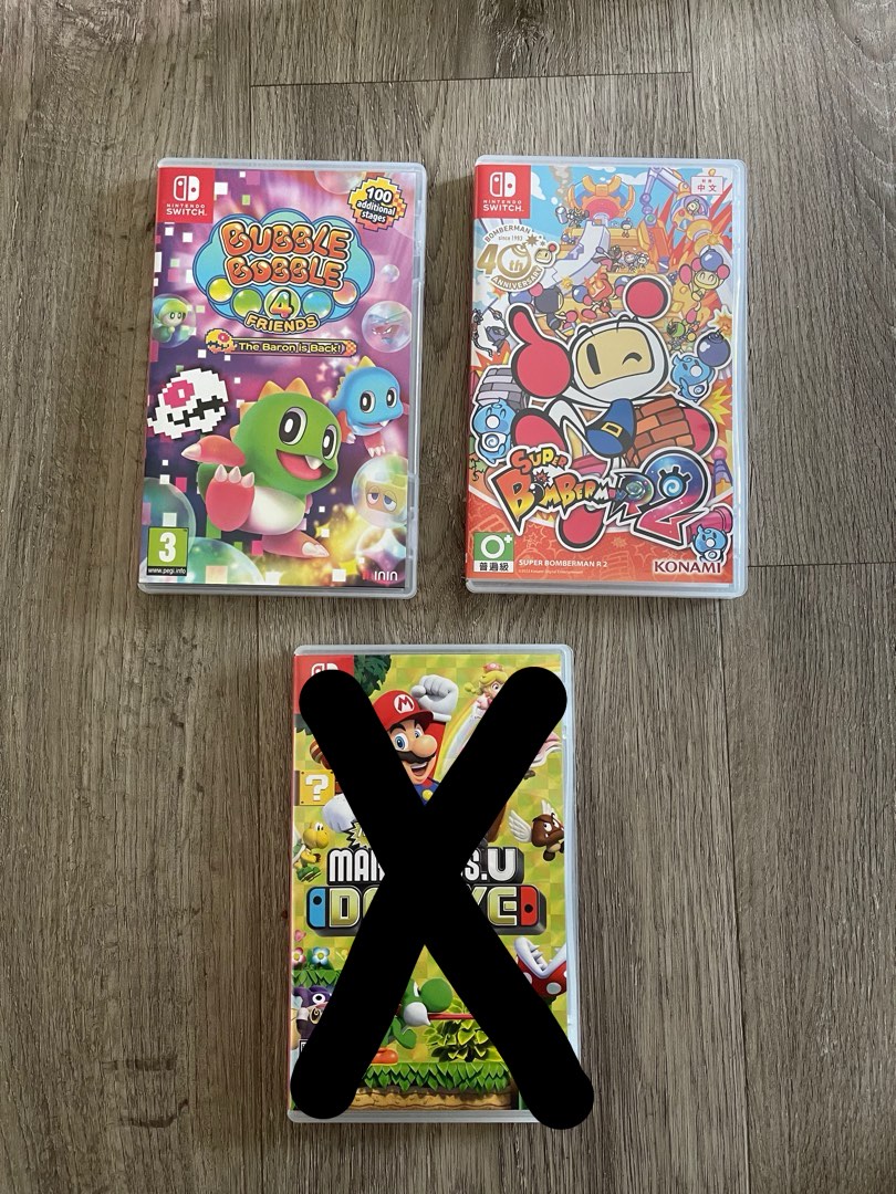 Nintendo Switch Games - Puzzle Bobble 4 / Bomberman 2, Video Gaming ...