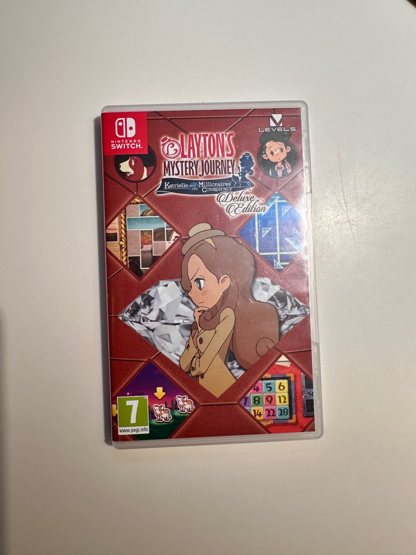 Nintendo Switch: Layton’s Mystery Journey Delux Edition, Video Gaming ...