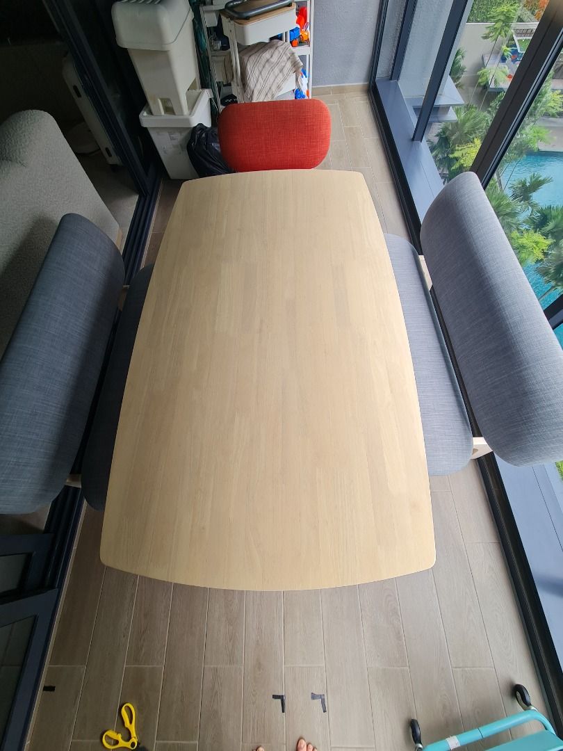 Nitori Dining Table & Bench, Furniture & Home Living, Furniture, Tables ...