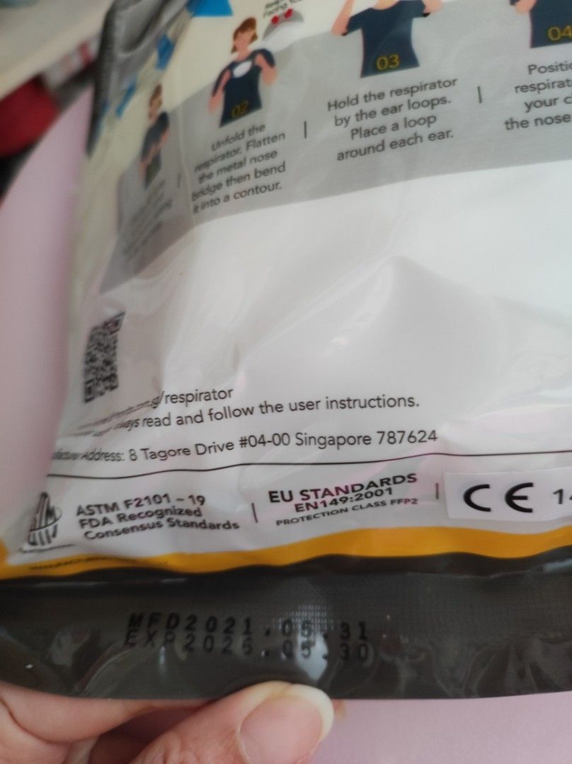 Novita R5 mask (n95 grade), Health & Nutrition, Face Masks & Face ...