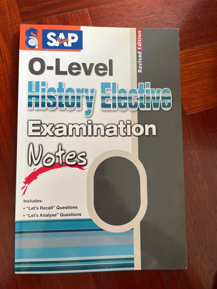 O level History Elective Examination Notes, Hobbies & Toys, Books ...