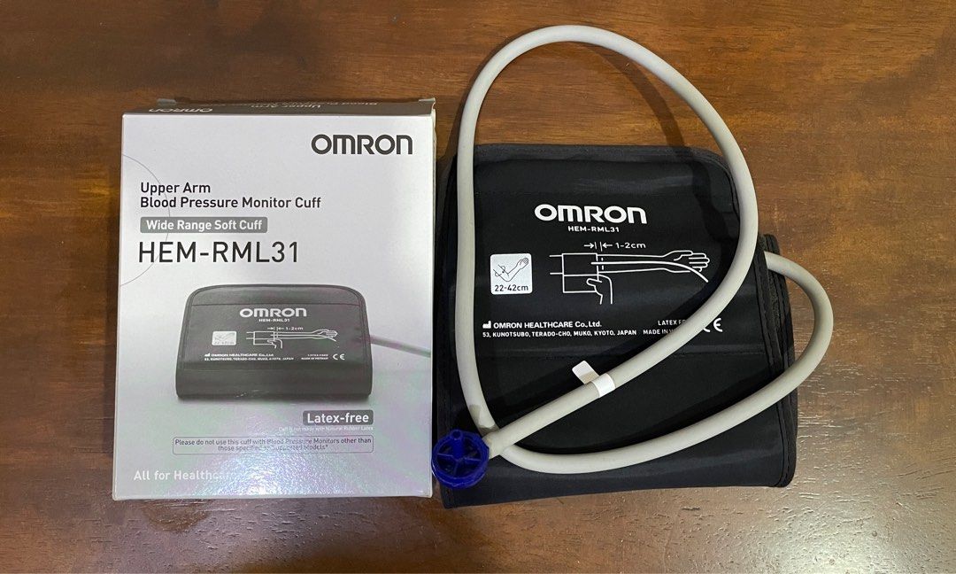 Omron Wide Range Cuff for BP Monitor, Health & Nutrition, Health ...