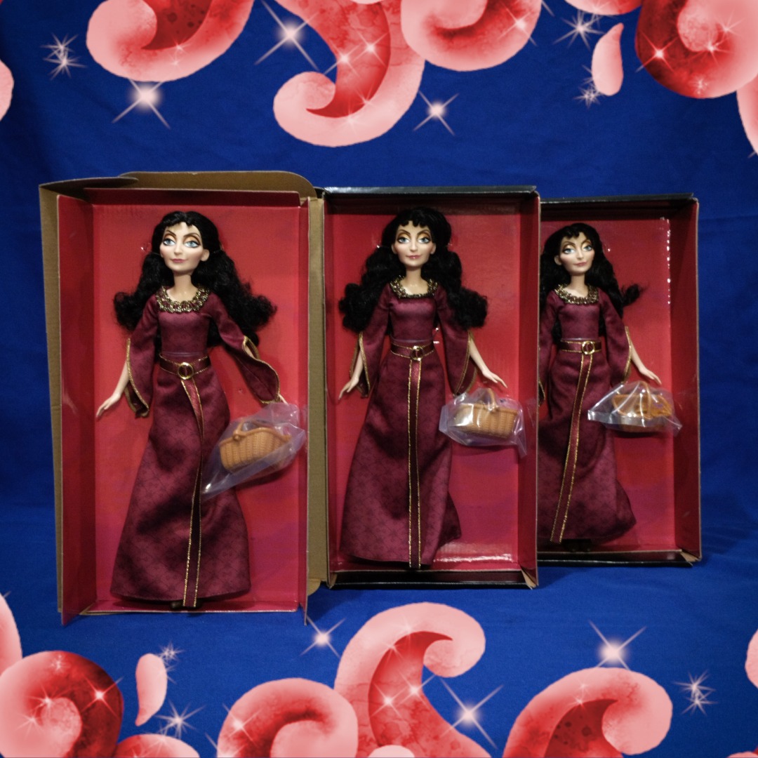 ON-HAND Mattel Disney Villains Mother Gothel Fashion Doll, Hobbies ...
