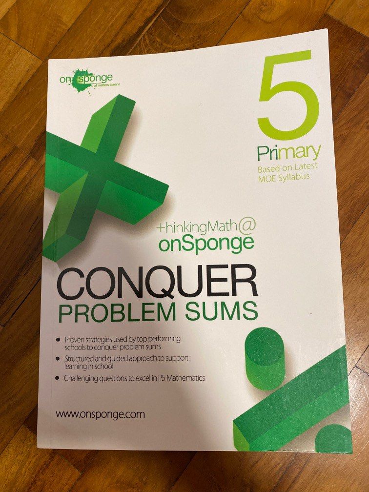 onSponge Conquer problem sums Primary 5, Hobbies & Toys, Books ...
