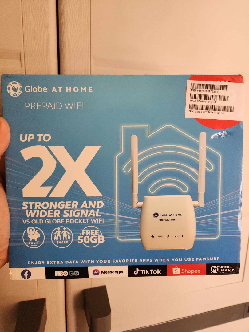 OPEN LINE Globe at Home PREPAID WIFI router- NO SIM INCLUDED - Openline ...