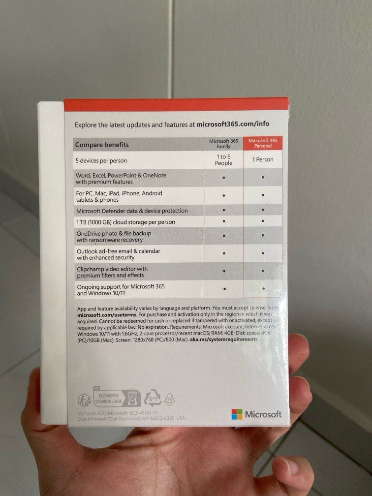 Original & Authentic Microsoft Office 365 - Personal 1 Year ...