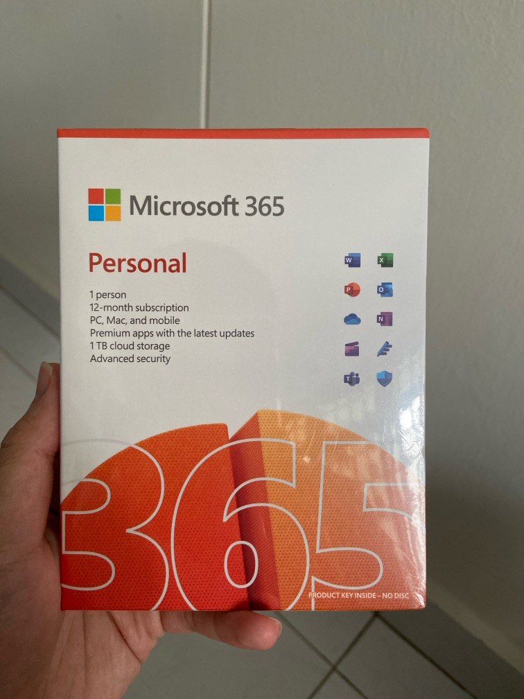 Original & Authentic Microsoft Office 365 - Personal 1 Year Subscription, Computers & Tech ...