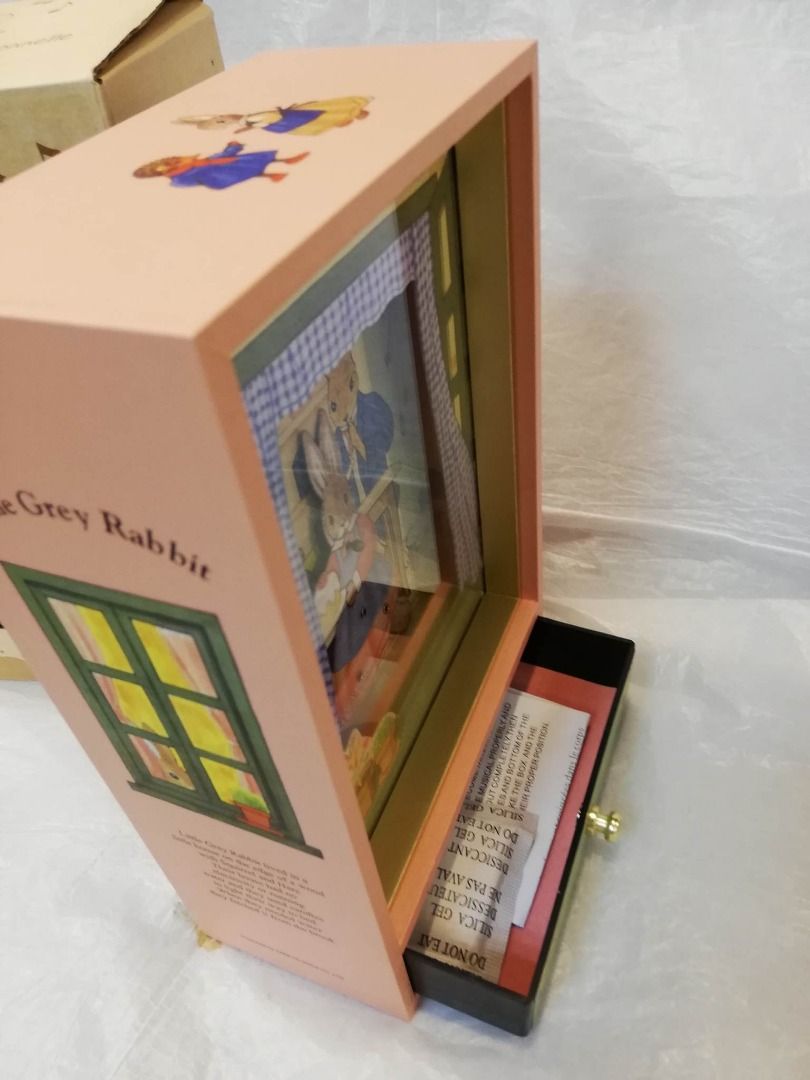 Original Peter Rabbit Vintage Music Box - The Rabbit's Tea Party ...