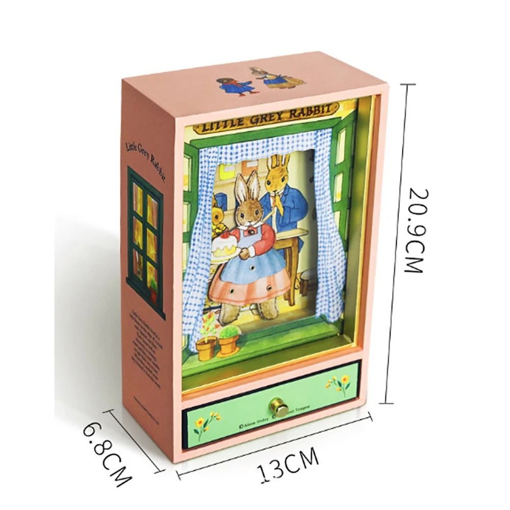 Original Peter Rabbit Vintage Music Box - The Rabbit's Tea Party ...