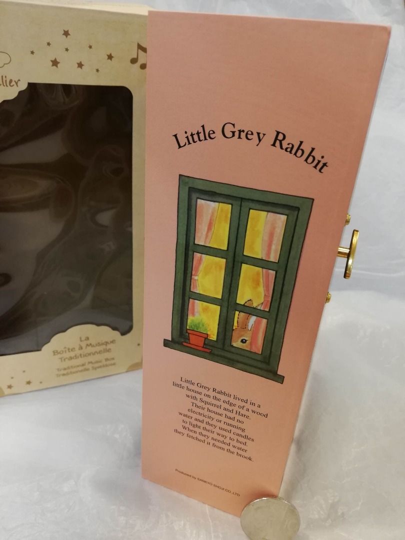 Original Peter Rabbit Vintage Music Box - The Rabbit's Tea Party ...