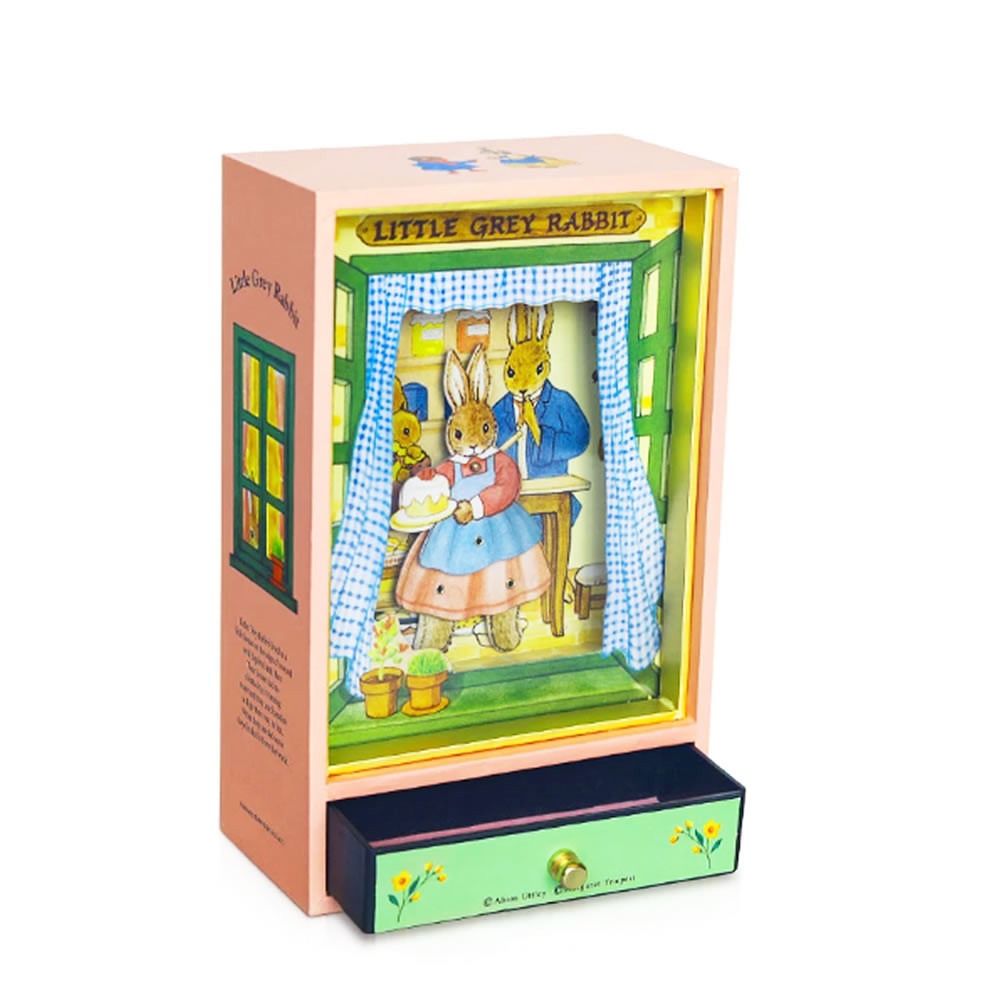 Original Peter Rabbit Vintage Music Box - The Rabbit's Tea Party ...