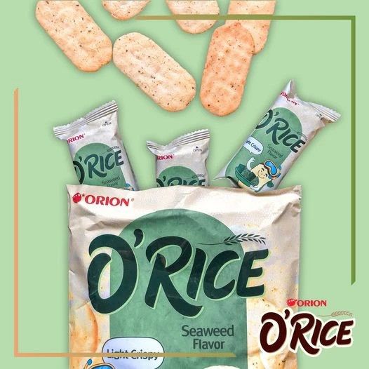 Orion O'Rice crackers natural snow sweet cracker biscuits tidbits baked ...