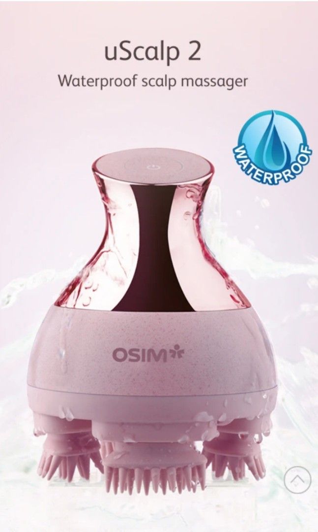 OSIM uScalp 2 waterproof scalp massager, Beauty & Personal Care, Hair ...