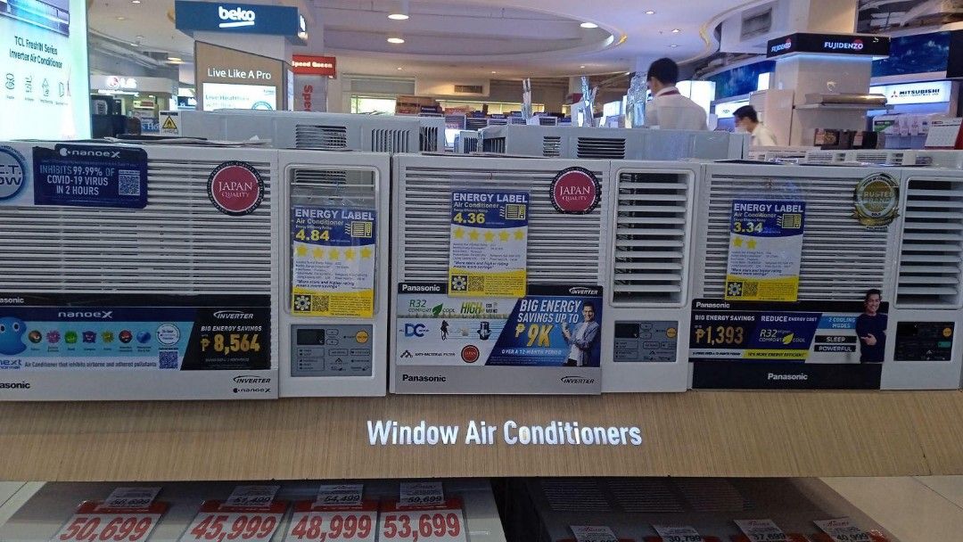 PANASONIC WINDOW TYPE INVERTER AIRCON, TV & Home Appliances, Air ...