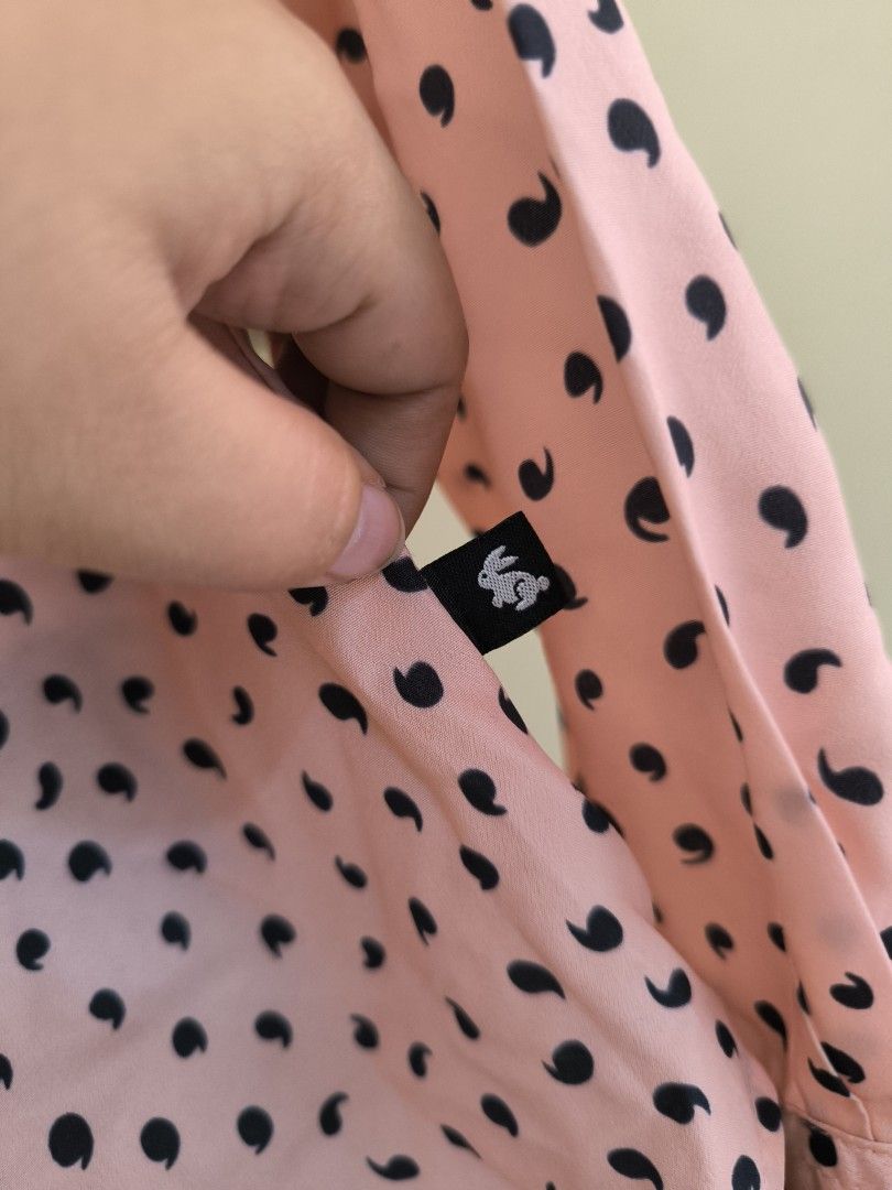 peach BNY Jeans office blouse, Women's Fashion, Tops, Blouses on Carousell
