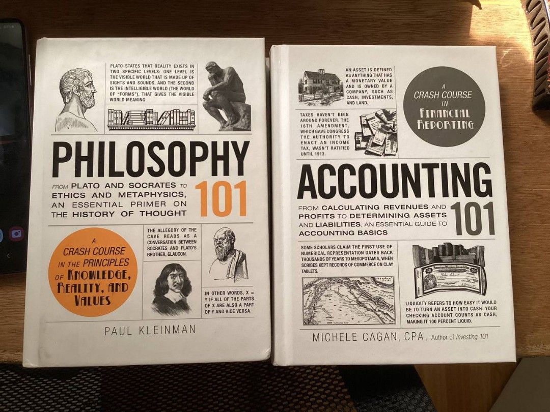 Philosophy 101 & Accounting 101, Hobbies & Toys, Books & Magazines, Textbooks on Carousell