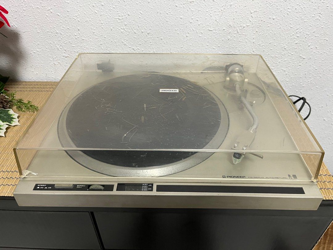 Pioneer PL100 Turntable Set, Audio, Other Audio Equipment on Carousell