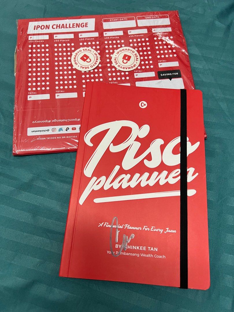 Piso Planner by Chinkee Tan, Hobbies & Toys, Books & Magazines, Fiction & Non-Fiction on Carousell