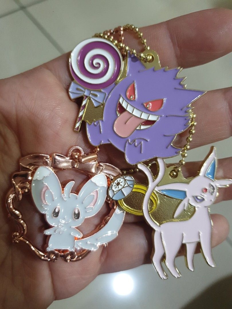 Pokemon metal keychain combo set of 3, Hobbies & Toys, Toys & Games on ...