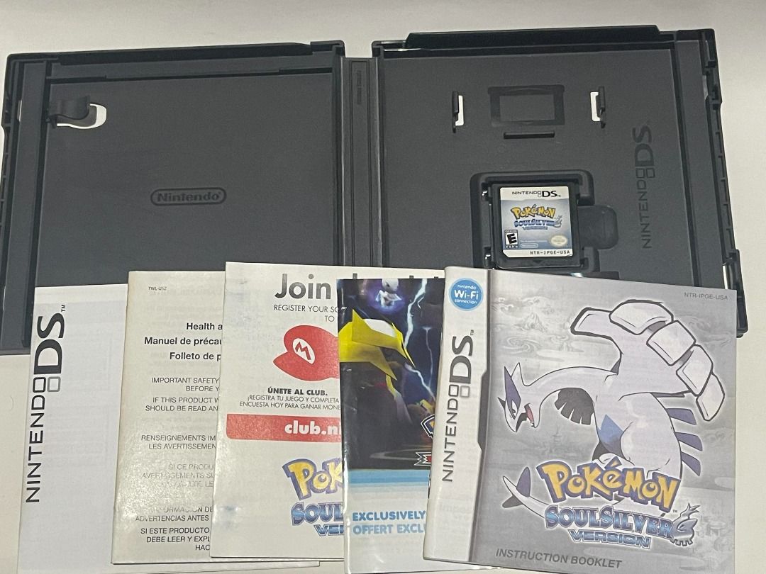 Pokemon SoulSilver Complete with BOX (CIB, with PokeWalker), Video ...