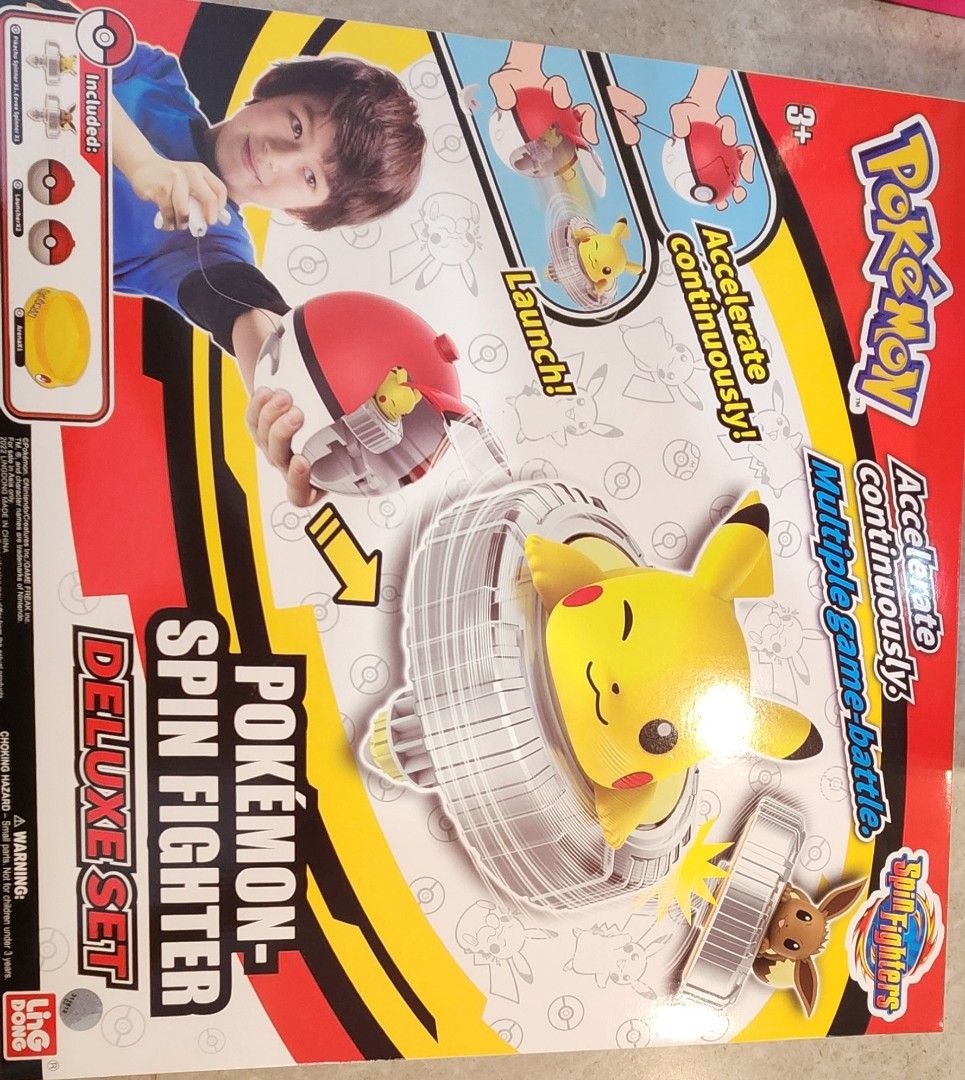 Pokemon Spin Fighters (Deluxe Set), Hobbies & Toys, Toys & Games on ...