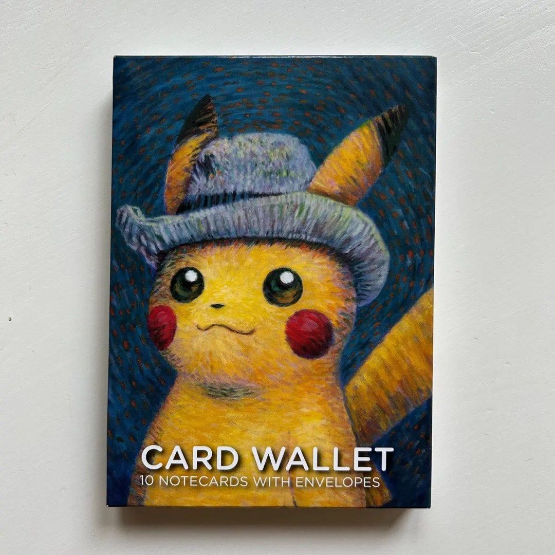 Pikachu Van Gogh Card Wallet, Hobbies & Toys, Toys & Games on Carousell