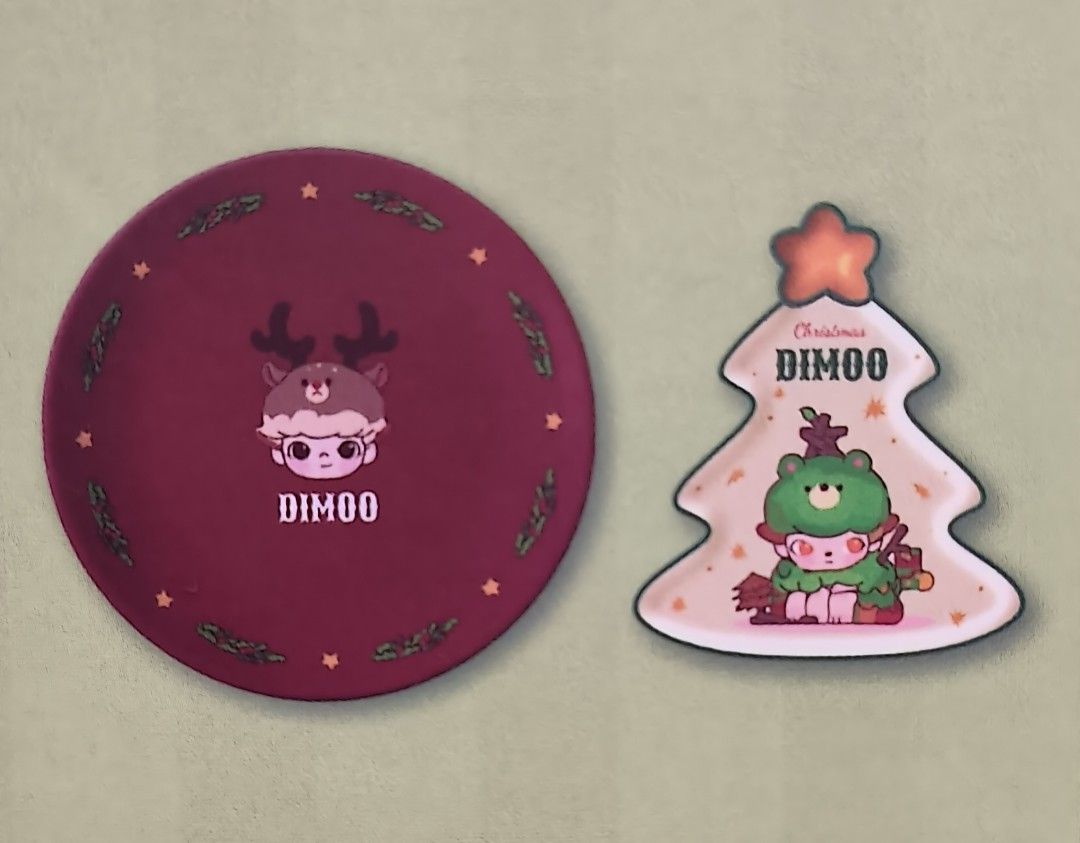 POPMART Dimoo Christmas Edition Plate, Hobbies & Toys, Toys & Games on ...