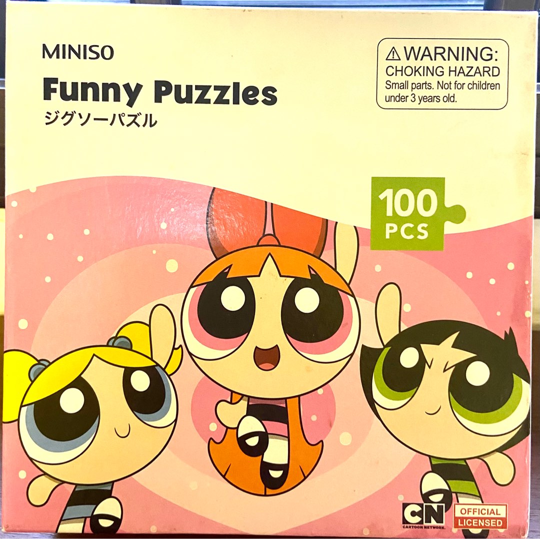 Powerpuff girls Puzzle 100 pcs, Hobbies & Toys, Toys & Games on Carousell