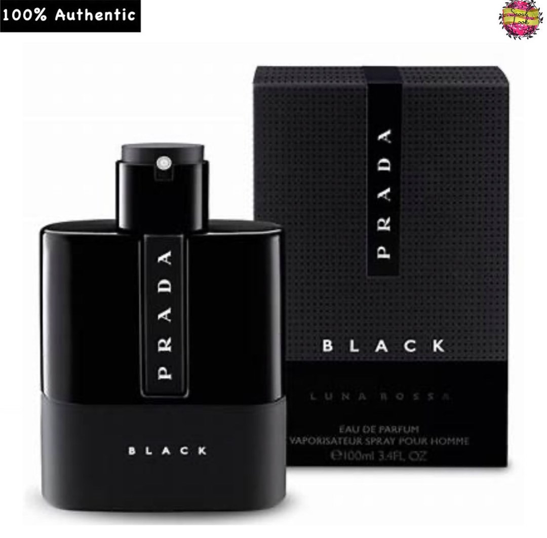Prada Luna Rossa Black EDP 100ml for Men, Beauty & Personal Care ...