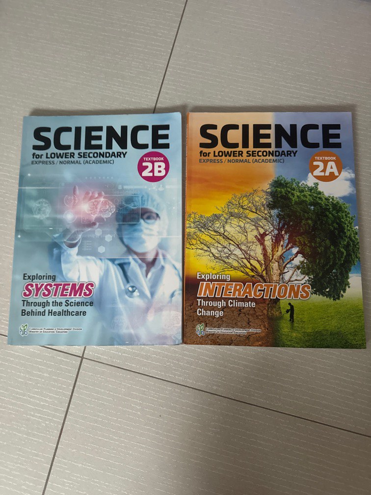 [Price is negotiable] Lower Secondary Science Textbooks 2A and 2B ...