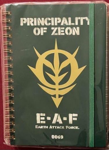 Principality of Zeon E.A.F. Earth Attack Force Notebook [RX-78-2 Gundam ...