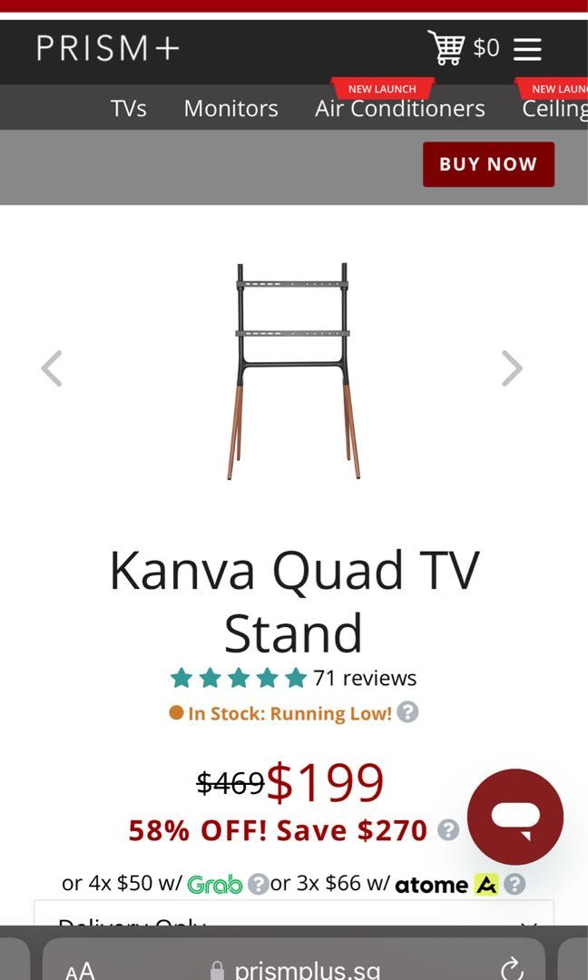 Prism plus tv stand, Furniture & Home Living, Furniture, TV Consoles on ...