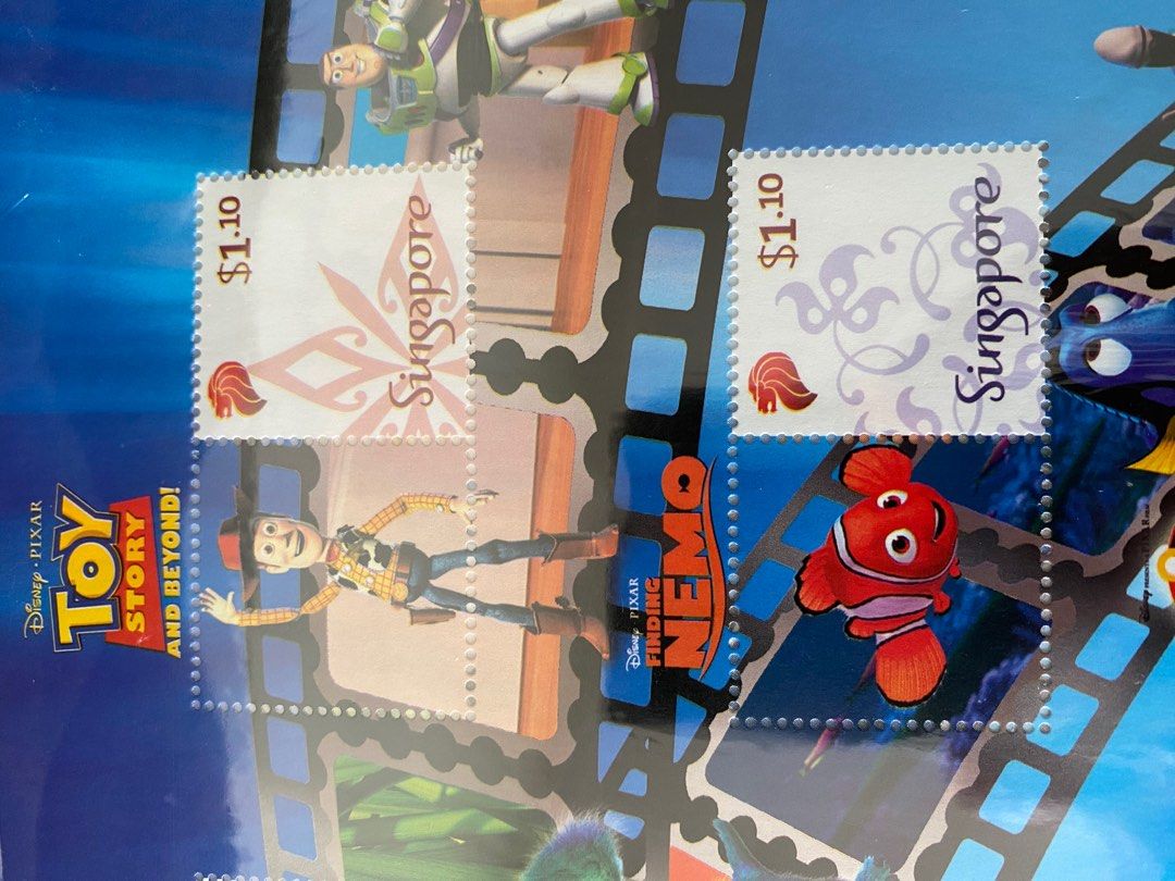 Rare SingPost Pixar real Stamps, Hobbies & Toys, Memorabilia ...