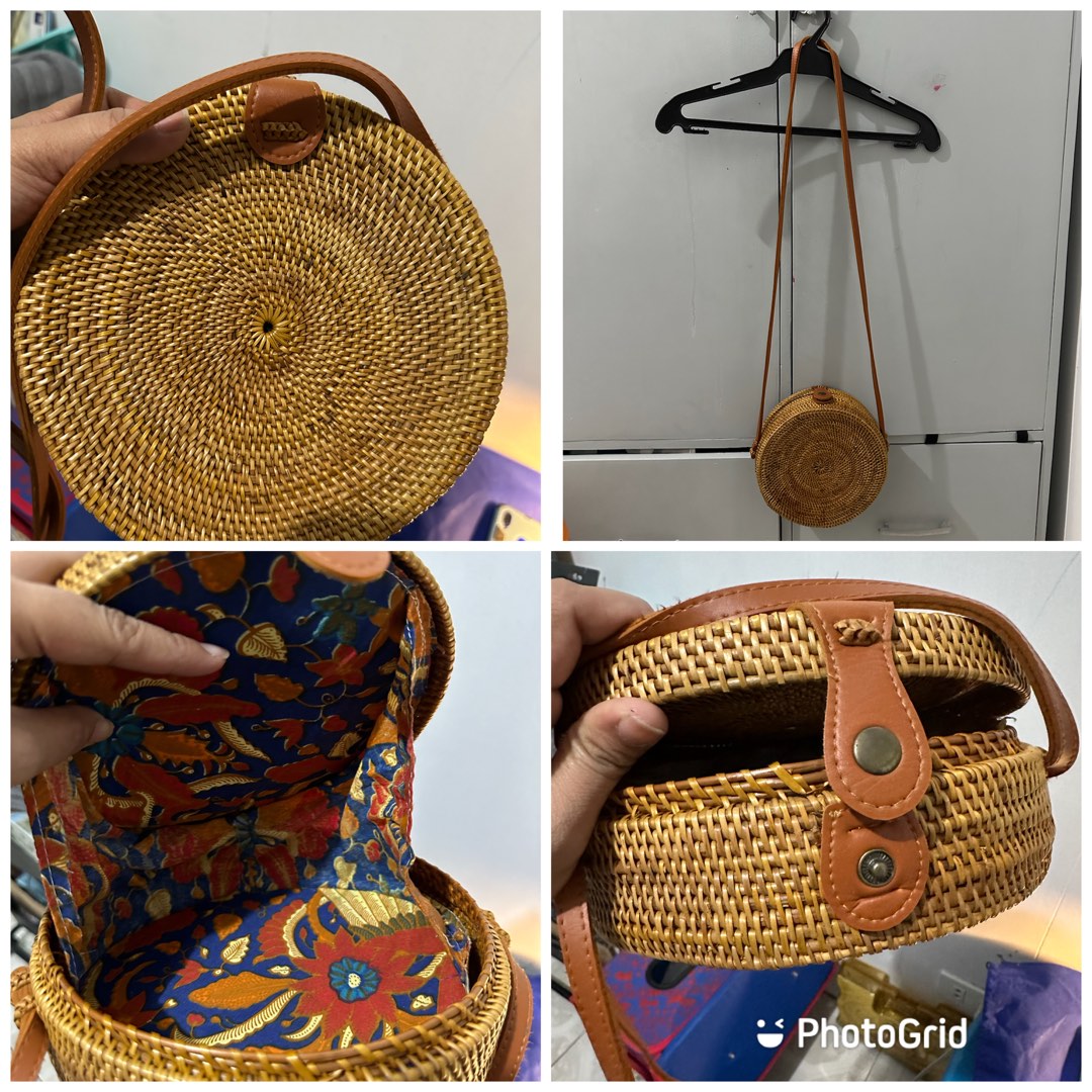 Rattan bag from bangkok, Women's Fashion, Bags & Wallets, Beach Bags on ...