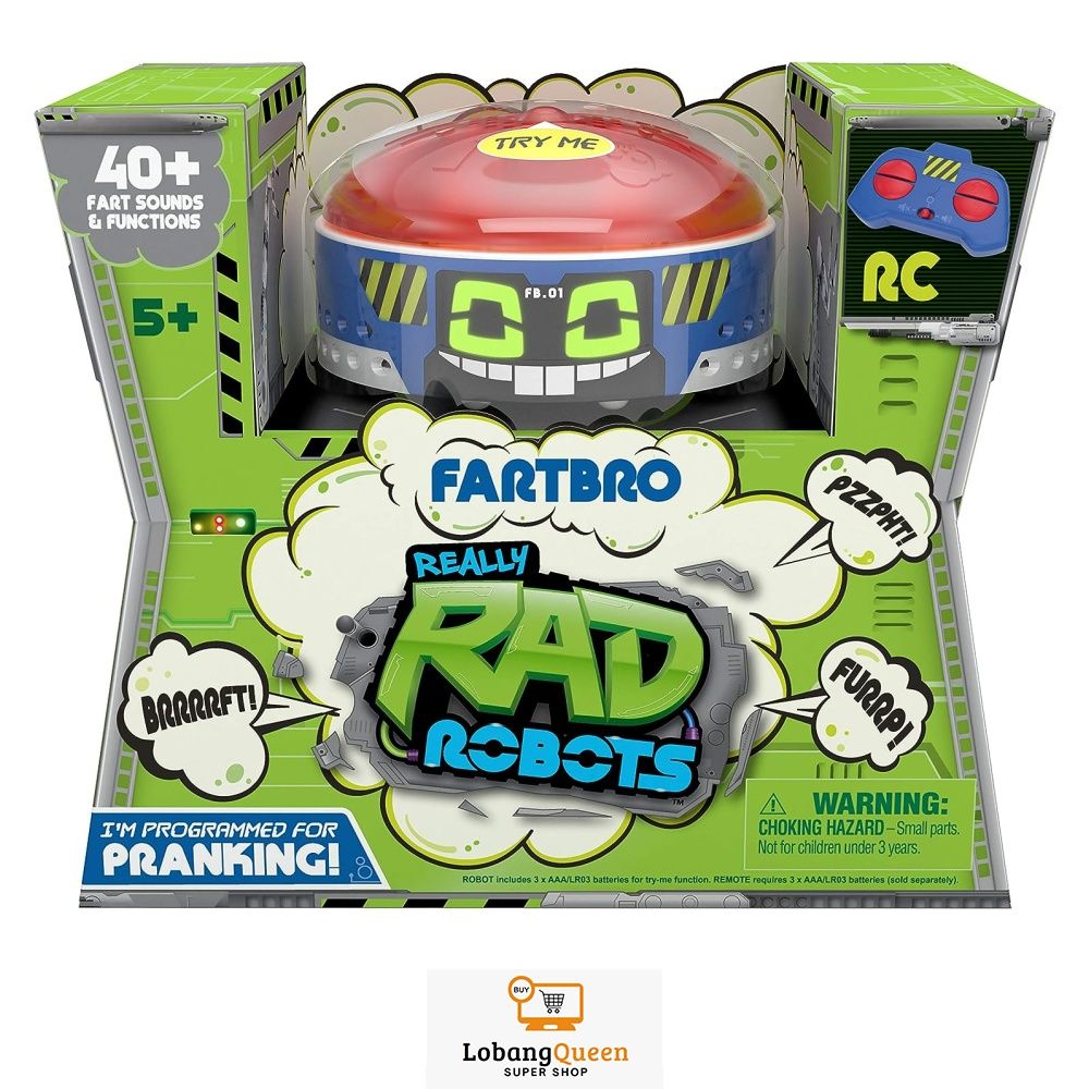 Really R.A.D. Robots Fartbro - Electronic Remote Control Farting Robot ...