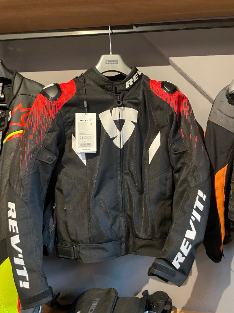 REVIT Quantum Air 2 Motorcycle Jacket (include back protector ...