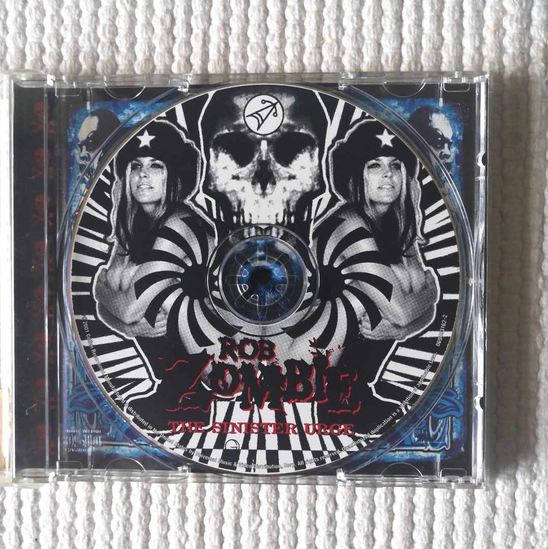 ROB ZOMBIE /THE SINISTER URGE /Album CD, Hobbies & Toys, Music & Media ...