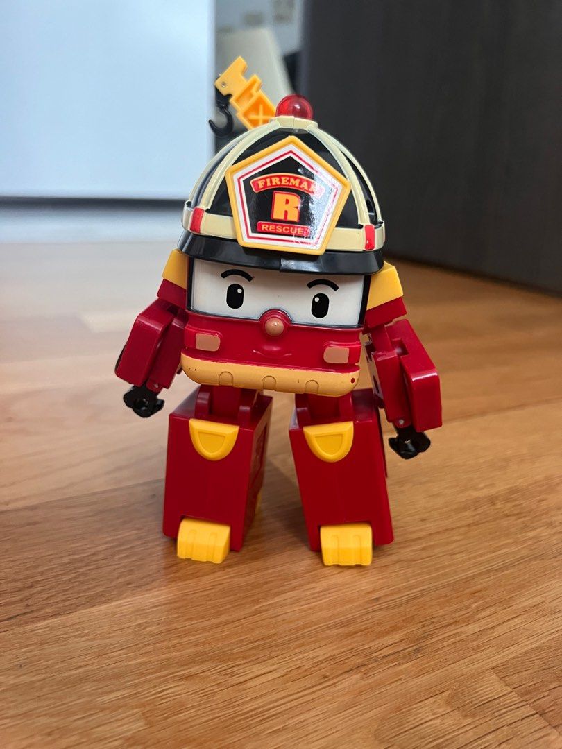 Robocar Poli - Roy FireTruck Robot, Hobbies & Toys, Toys & Games on ...