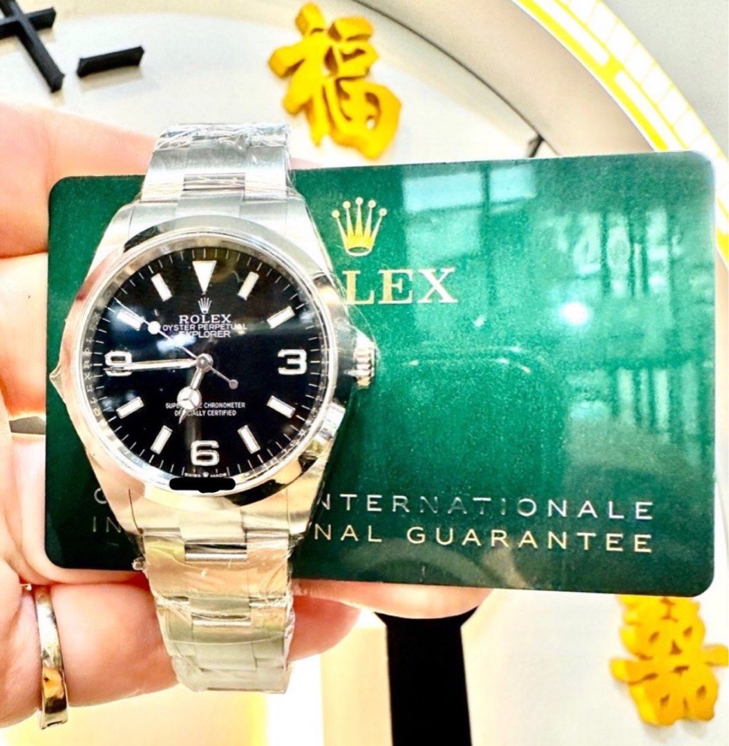 Rolex 124270 explorer I, Luxury, Watches on Carousell